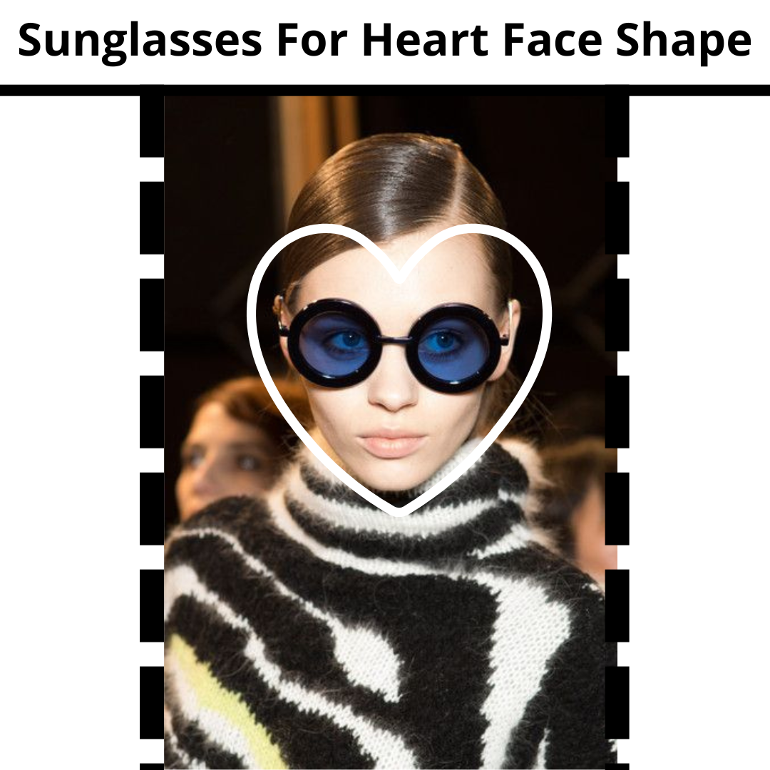 Your Guide To Find The Perfect Sunglasses For Your Heart Face Shape ...